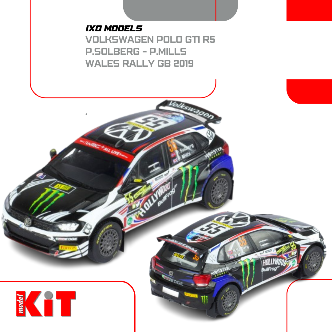 - VW Polo GTI R5 #55 - Petter Solberg / Phil Mills - Rally Wales 2019
