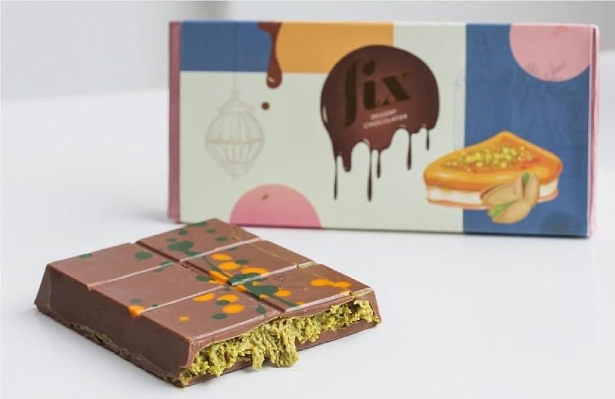 SNACK SHOP MARCASORIGINAL FIX DUBAI CHOCOLATIER KUNAFA AND PISTACHIO ...